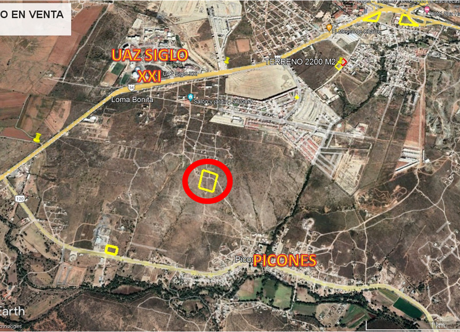 Terreno en Venta en Zacatecas, en Picones | Lamudi.com.mx