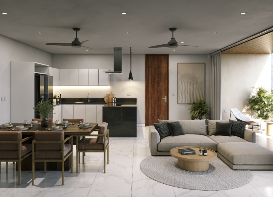 EN VENTA DEPARTAMENTO CON LOBBY EN PRANA MONTES DE AME | Lamudi.com.mx