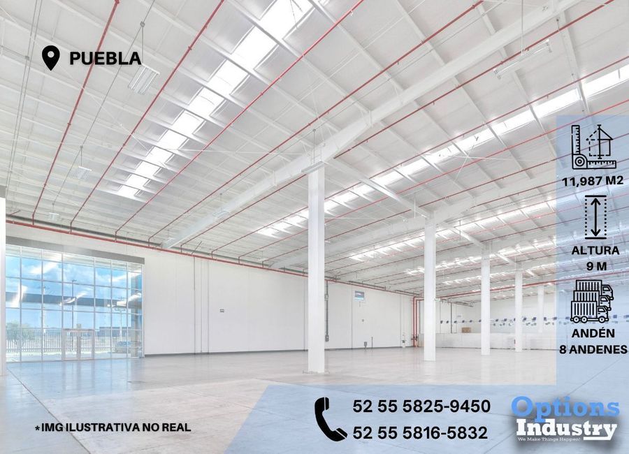 Increíble bodega industrial en alquiler en Puebla | Lamudi.com.mx