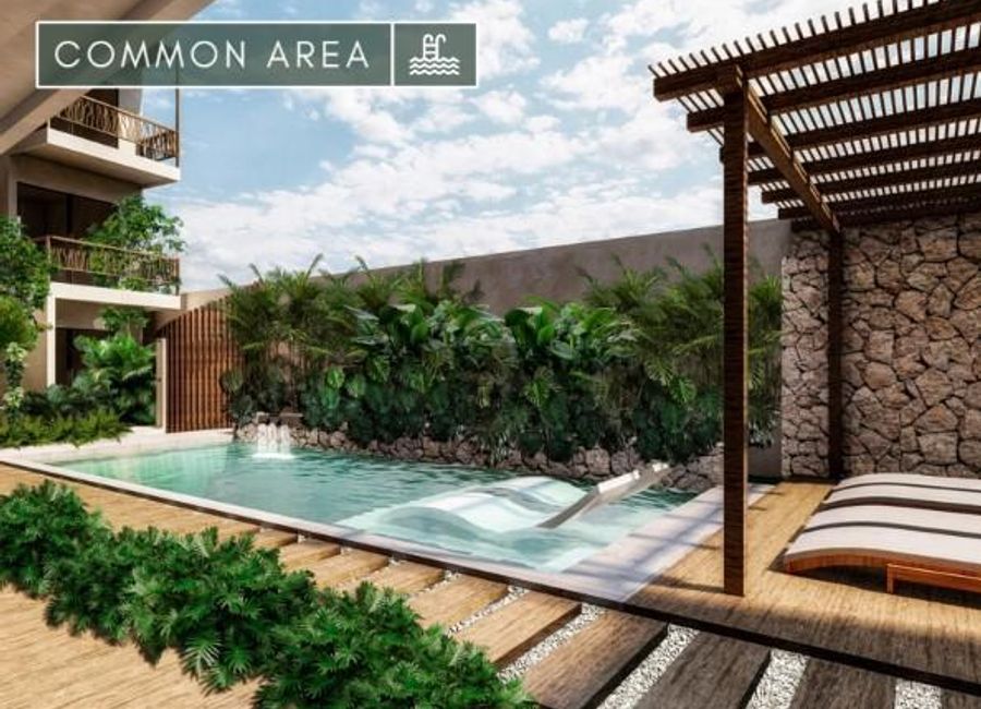 DEPARTAMENTO 1 HABITACIÓN CON ALBERCA Y JACUZZI EN TULUM | Lamudi.com.mx