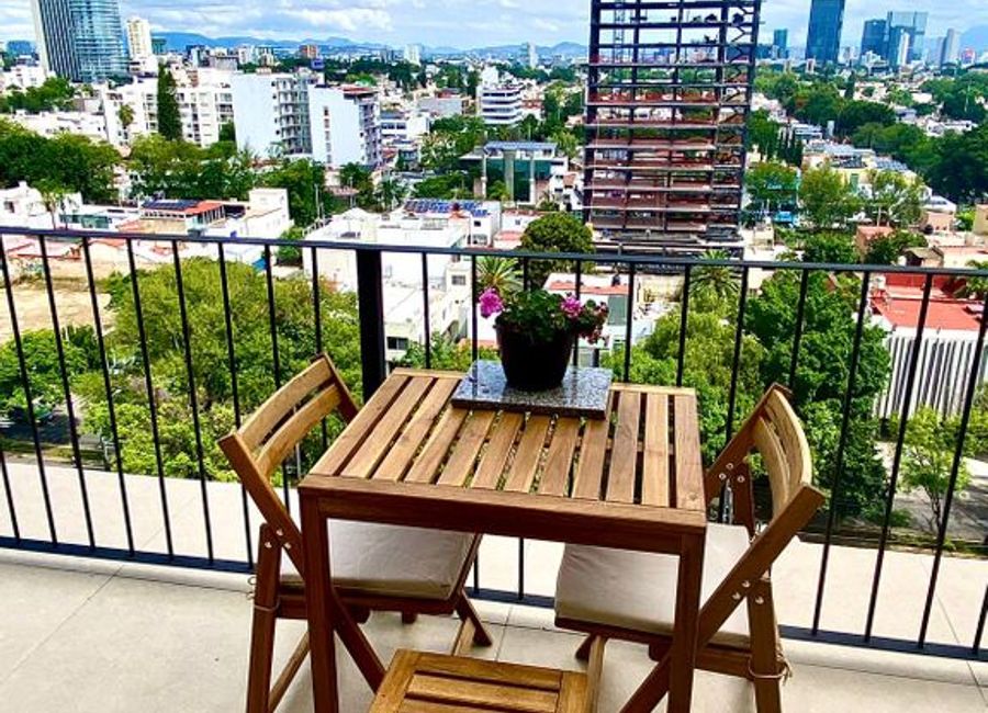 Departamento con 14m2 de terraza en RENTA en SOHO Morelos Ladrón de ...