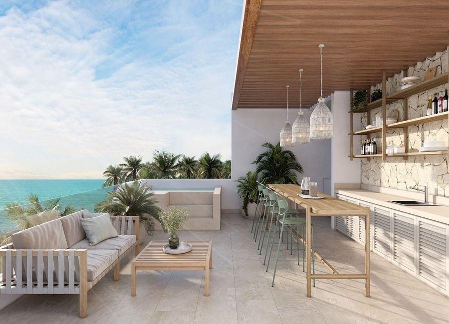 DEPARTAMENTO FRENTE AL MAR EN VENTA EN LA PLAYA DEL TELCHAC MERIDA ...