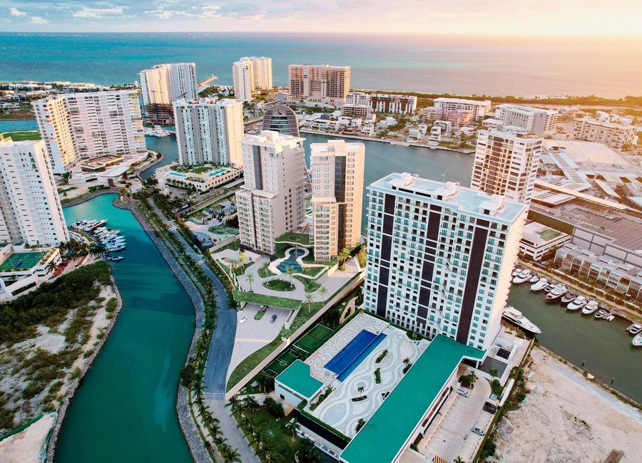 DEPARTAMENTO DE 3 RECAMRAS CON VISTA AL MAR Y A LA MARINA UBICADO EN PUERTO CANCUN | Lamudi.com.mx