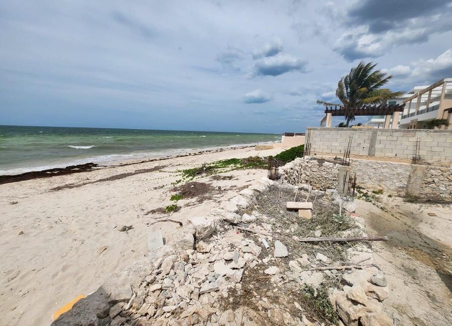 TERRENO/LOTE EN VENTA MERIDA, PLAYA TELCHAC, FRENTE AL MAR, ENTREGA ...
