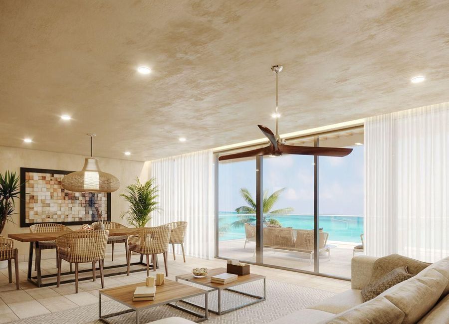DEPTO EN VENTA MERIDA, PLAYA TELCHAC, SAAMA, MOD AQUA, FRENTE AL MAR ...