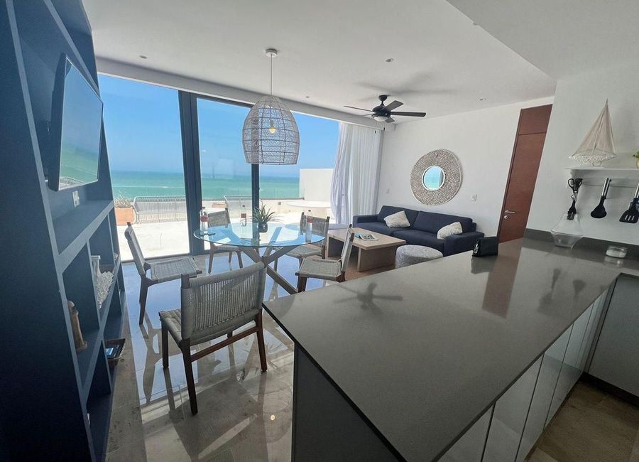 DEPARTAMENTO EN VENTA MERIDA PLAYA TELCHAC TURENA MOD BIS FRENTE AL MAR ...