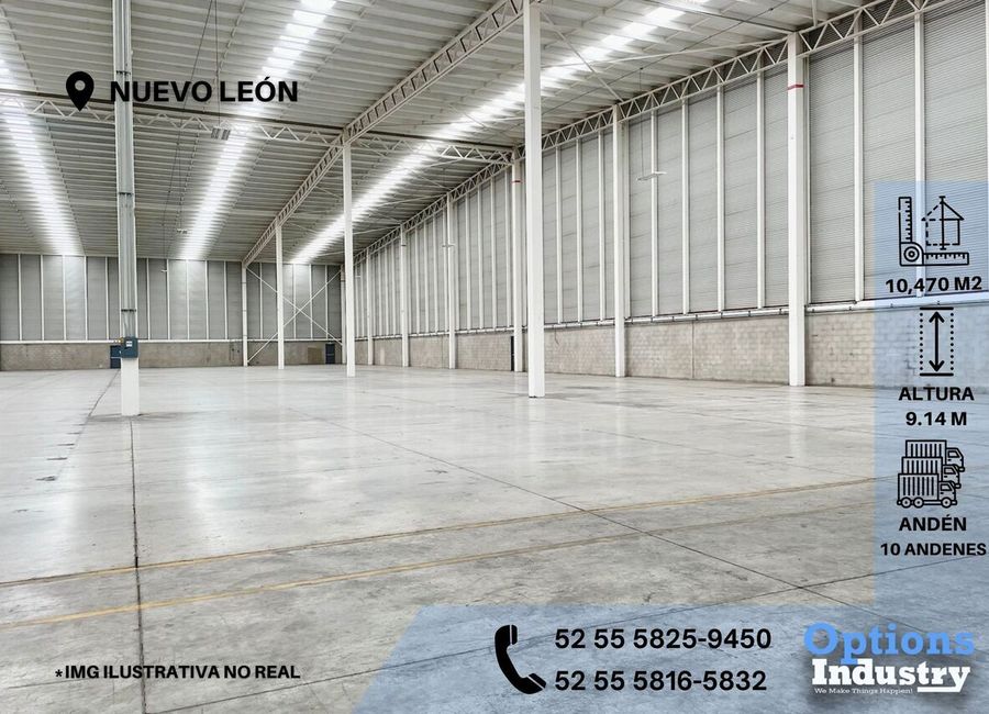 Gran nave industrial para rentar en Apodaca,Nuevo León | Lamudi.com.mx