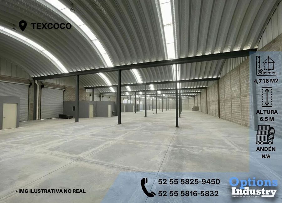Bodega industrial en renta en Texcoco | Lamudi.com.mx