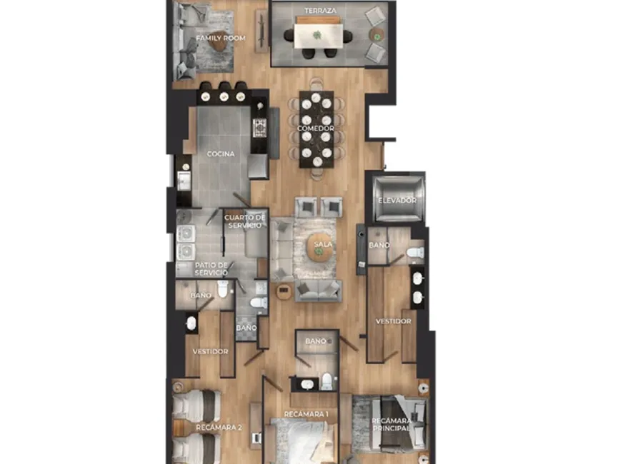 Departamento en venta en Bosque Real, Huixquilucan, México | Lamudi.com.mx