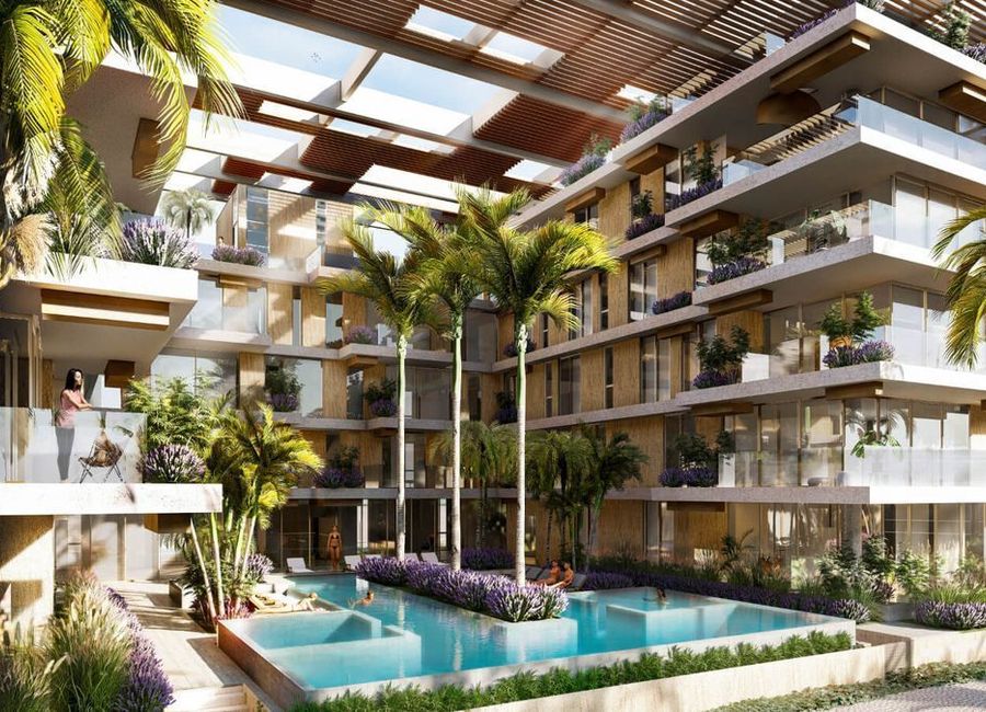 Departamento con jardín privado, vista al mar y la marina. Ademas de amenidades | Lamudi.com.mx