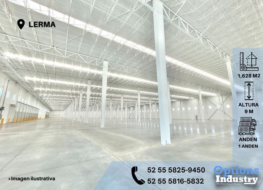 Industrial property in Lerma for immediate rent | Lamudi.com.mx