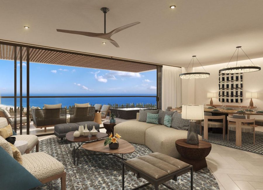 Condo con vista al mar, en pre-construcción, en Pacific Ocean, Cabo San ...