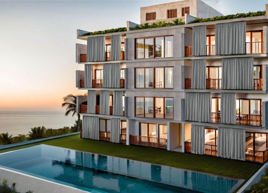 Departamento con alberca, vista al mar en venta, Marina, Puerto Aventuras. | Lamudi.com.mx