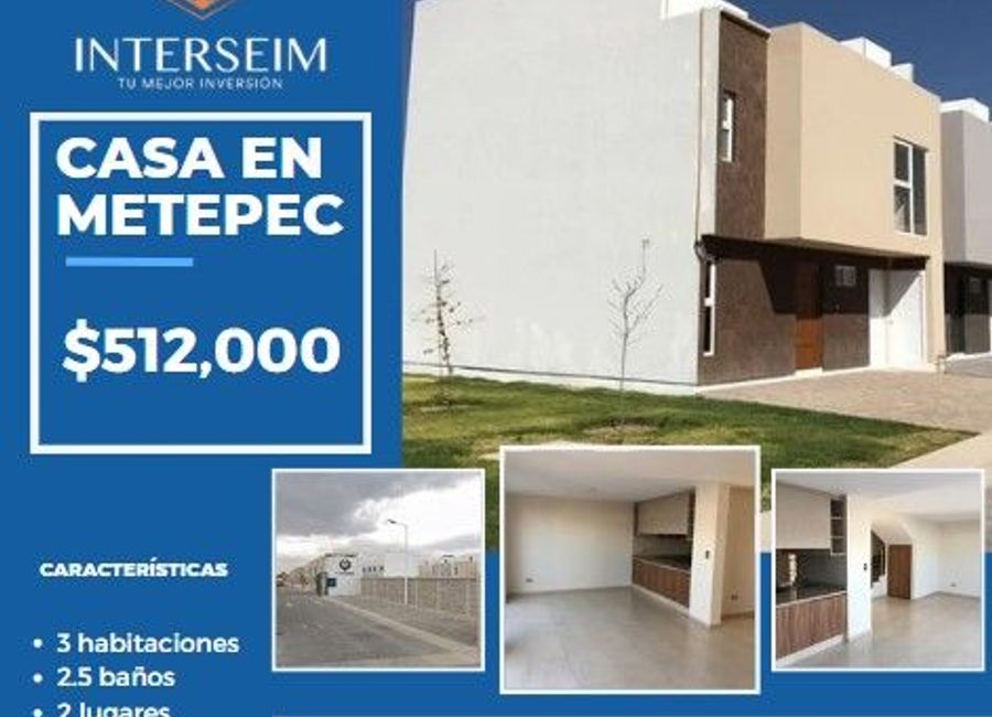 BONITA CASA EN FABELA SAN JORGE PUEBLO NUEVO METEPEC!!!! | Lamudi.com.mx