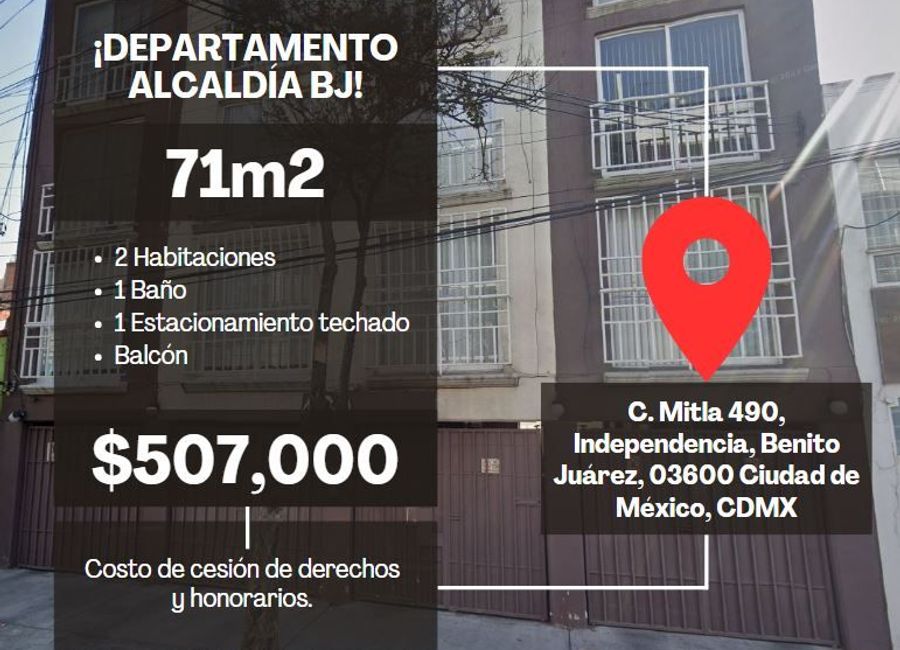 LINDO DEPARTAMENTO EN LA CDMX SUPER PRECIO!!! | Lamudi.com.mx