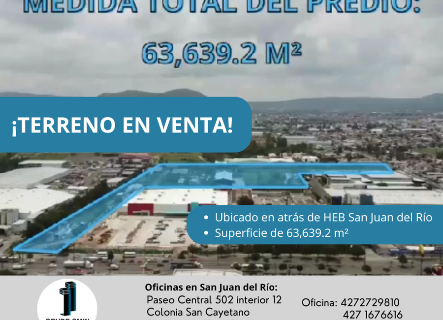 Terreno industrial atrás de HEB San Juan del Río | Lamudi.com.mx