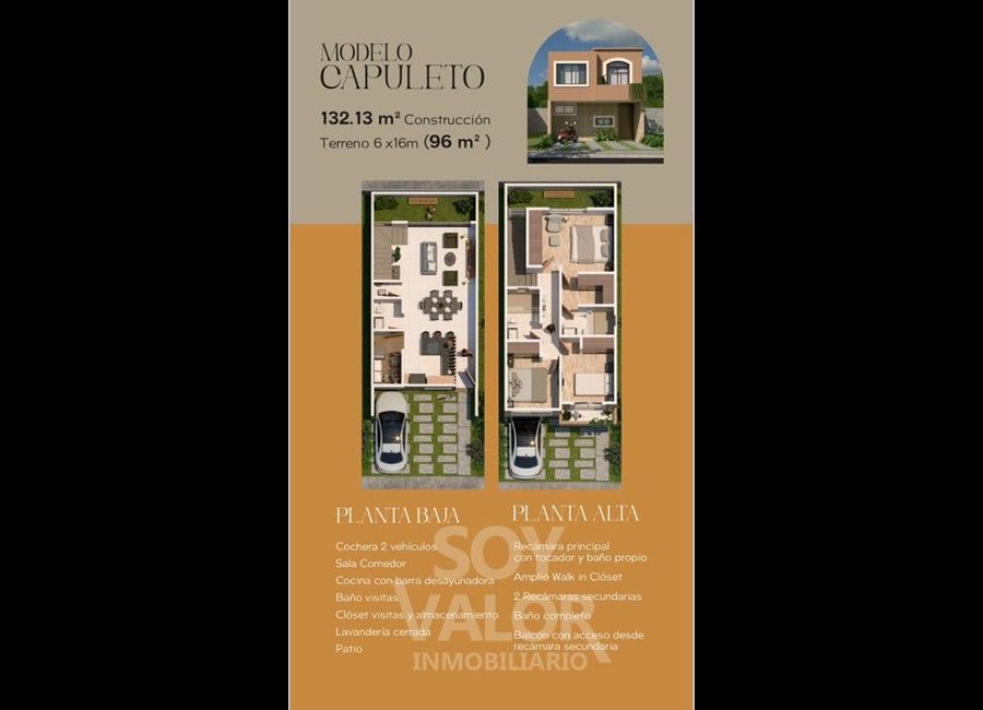 CASA EN VENTA FRACCIONAMIENTO VERONESA - MODELO: CAPULETO, ID 010 EMC ...