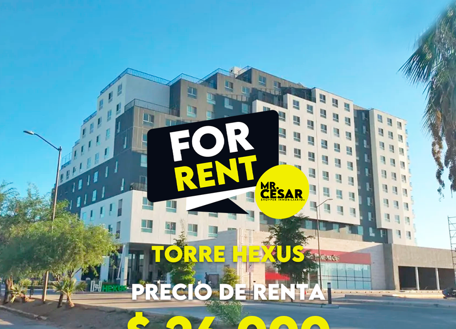 Departamento en renta torre Hexus | Lamudi.com.mx