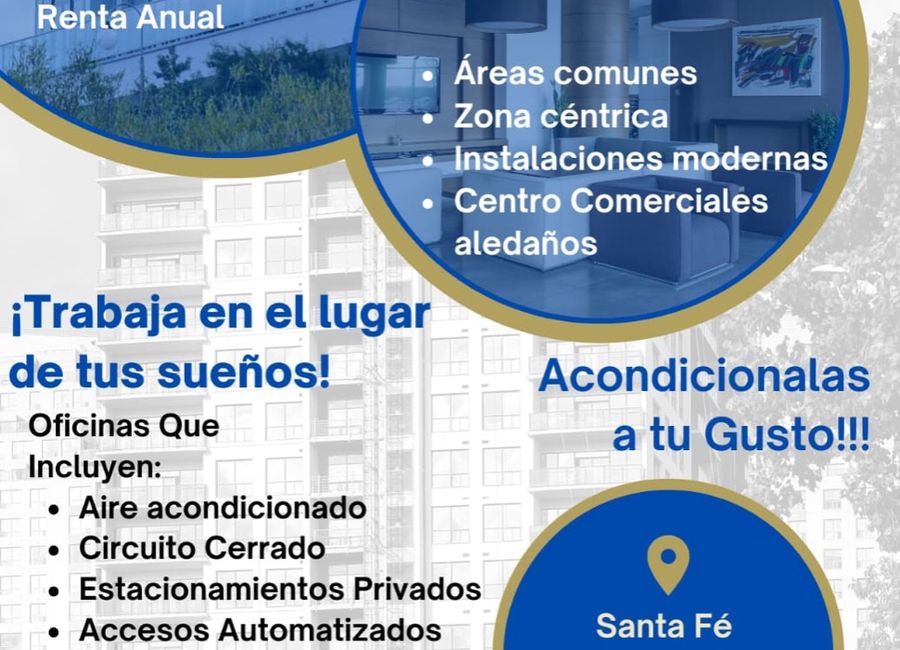 Renta de Oficinas Corporativas Santa Fé | Lamudi.com.mx