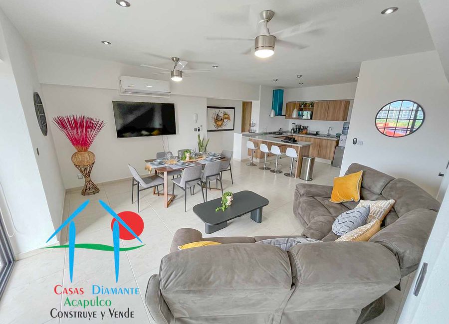 Depa con roof garden con asador y jacuzzi para 6 personas. Olympia PH 2 ...