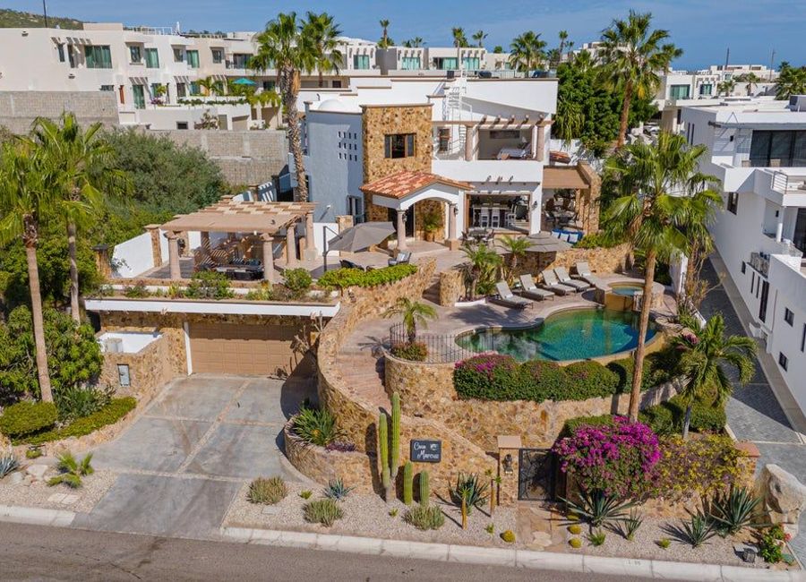 Vistas al arco de cabo san lucas en Cresta del Mar, casa exclusiva ...