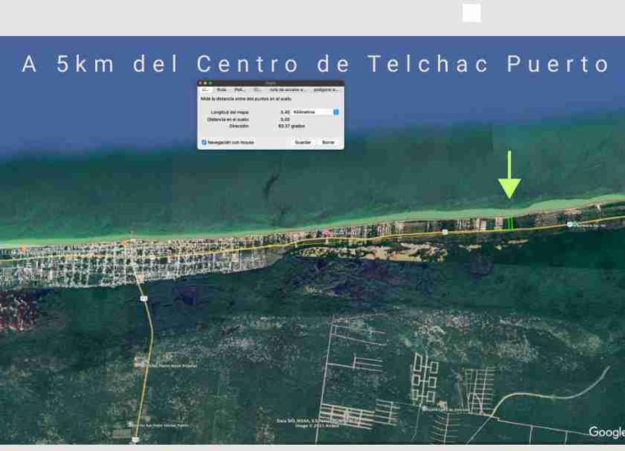 TERRENO EN TELCHAC PUERTO - SAN CRISANTO CON 20 METROS LINEAL DE FRENTE ...