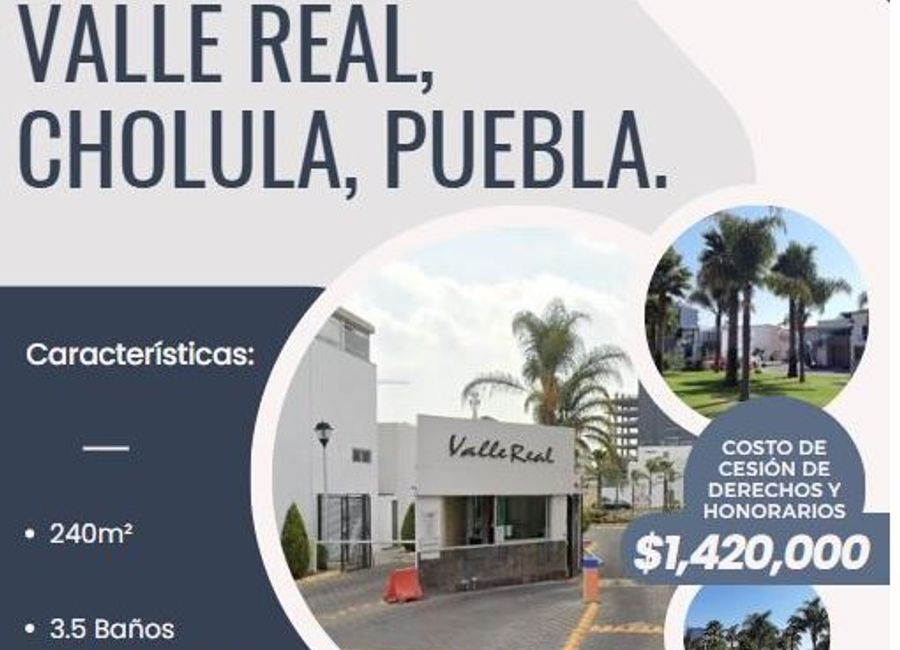 BONITA Y ESPACIOSA CASA DE REMATE EN EXELENTE UBICACION VALLE REAL PUEBLA | Lamudi.com.mx